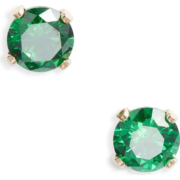 SET & STONES Birthstone Stud Earrings - Gold/may