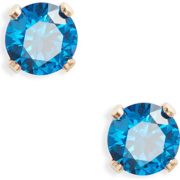 SET & STONES Birthstone Stud Earrings - Gold/september