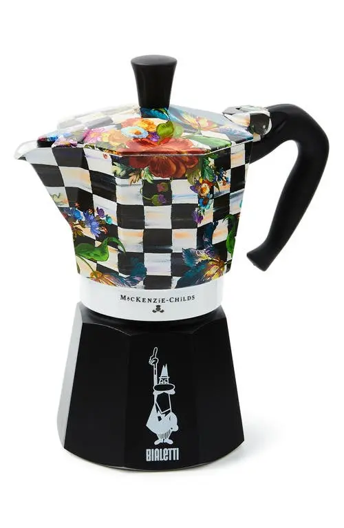 MACKENZIE-CHILDS Flower Market 6-cup Moka Pot - Courtly