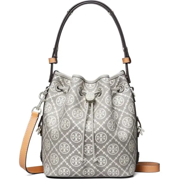 Tory Burch T Monogram Jacquard Utility Bucket Bag