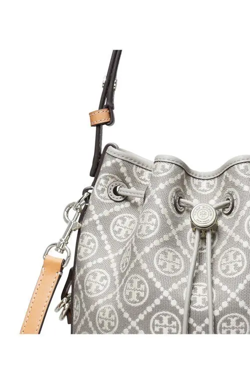 Tory Burch T Monogram Jacquard Utility Bucket Bag
