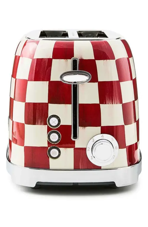 MACKENZIE-CHILDS Cherry Check 2-slice Toaster