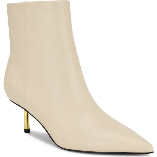 Nine West Hamesa Pointed Toe Bootie - Ivory