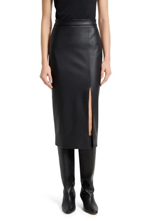MARCELLA Carly Faux Leather Pencil Skirt