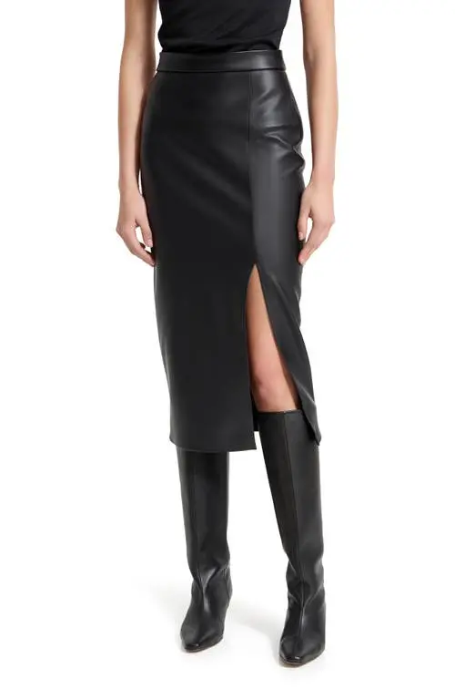 MARCELLA Carly Faux Leather Pencil Skirt