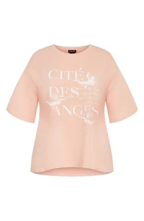 City Chic Loose Fit Graphic T-shirt
