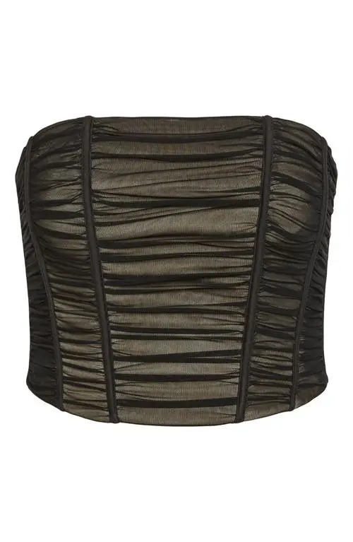 City Chic Strapless Corset Top