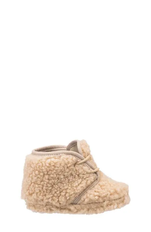 ELEPHANTITO Faux Shearling Bootie - Beige