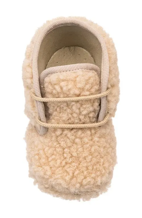 ELEPHANTITO Faux Shearling Bootie - Beige