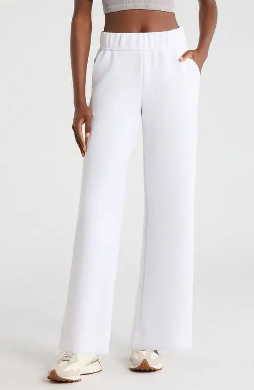 MPG Dreamweave Relaxed Straight Leg Pants - Brilliant White