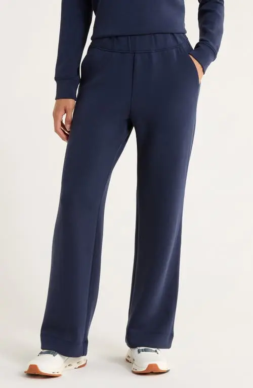 MPG Dreamweave Relaxed Straight Leg Pants - Navy Blazer