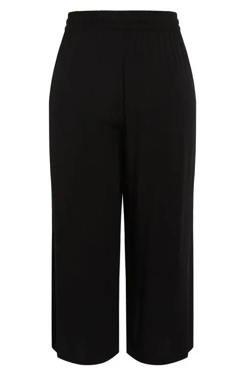 City Chic Nova Wide-leg Drawstring Ankle Pants