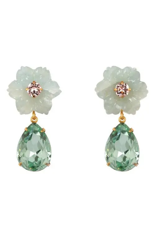 JENNIFER BEHR Juna Drop Earrings - Aquamarine