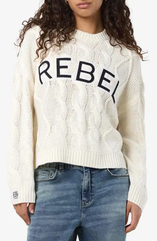 NOISY MAY Rebecca Cable Stitch Sweater