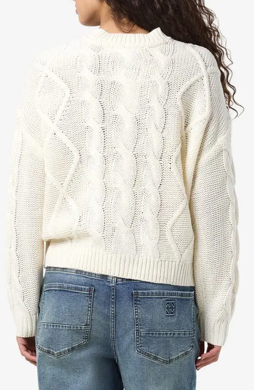 NOISY MAY Rebecca Cable Stitch Sweater
