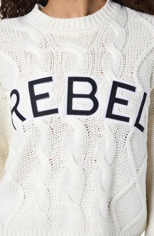 NOISY MAY Rebecca Cable Stitch Sweater