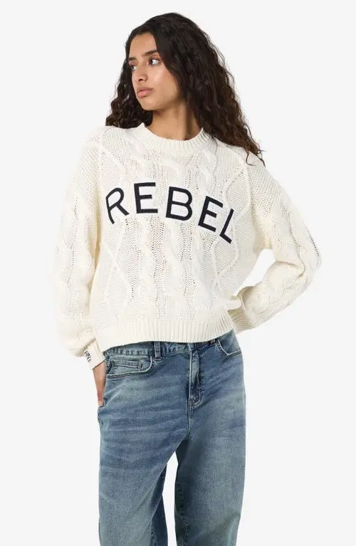 NOISY MAY Rebecca Cable Stitch Sweater