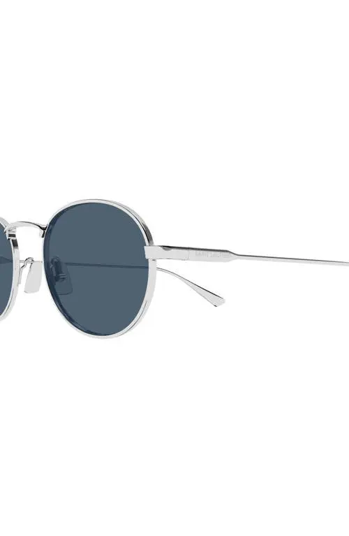 Saint Laurent 52mm Round Sunglasses