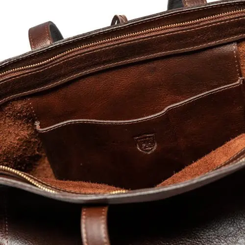 SABANDIJA Appaloosa Leather Tote Bag