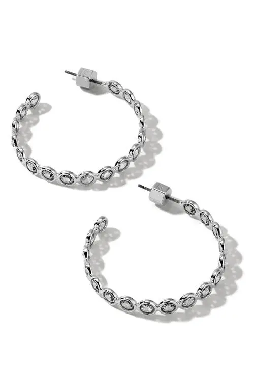 MIRANDA FRYE Lynda Hoop Earrings - Silver
