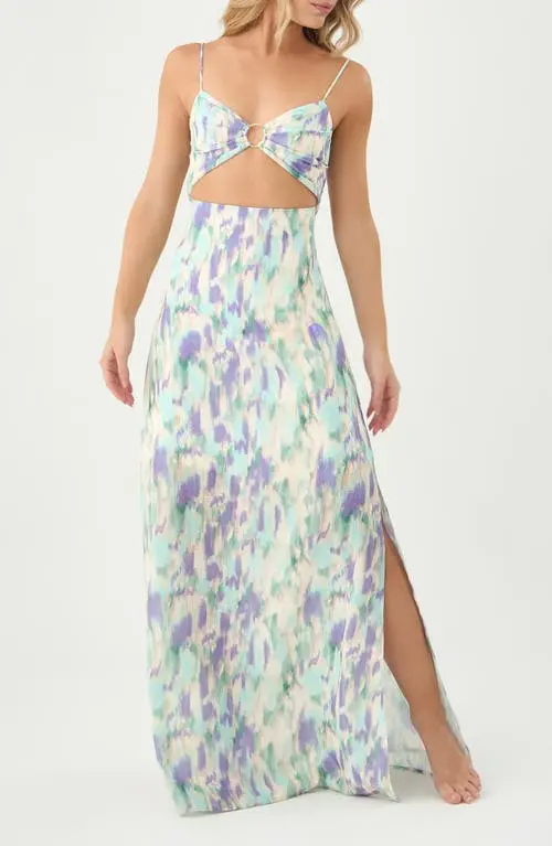 BOAMAR Michy Cover-up Maxi Dress - Ivory Multi