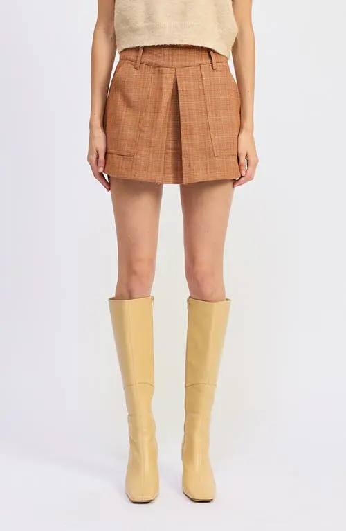 JACQUIE THE LABEL Leighton Plaid Skort