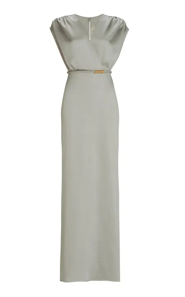Silvia Tcherassi Freda Gathered Maxi Dress