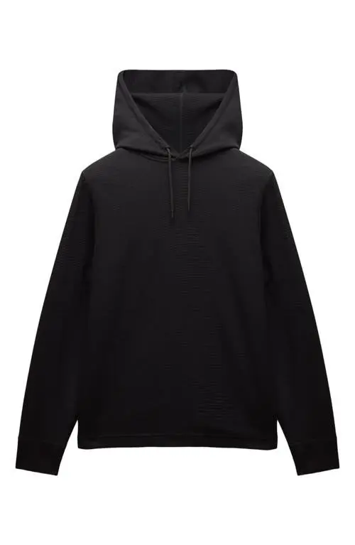 Reigning Champ Lightweight Waffle Stitch Hoodie - Black