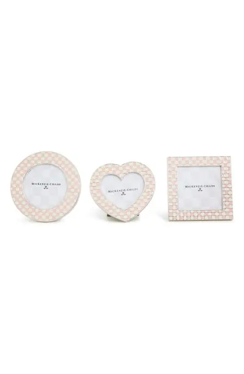 MACKENZIE-CHILDS Set Of Three Celebrate Assorted Frames - Rosy