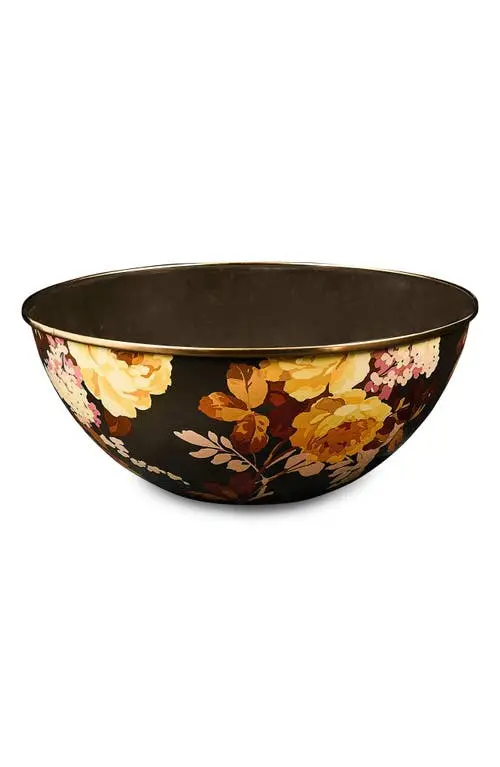 MACKENZIE-CHILDS Wild Rose Large Everyday Bowl - Brown