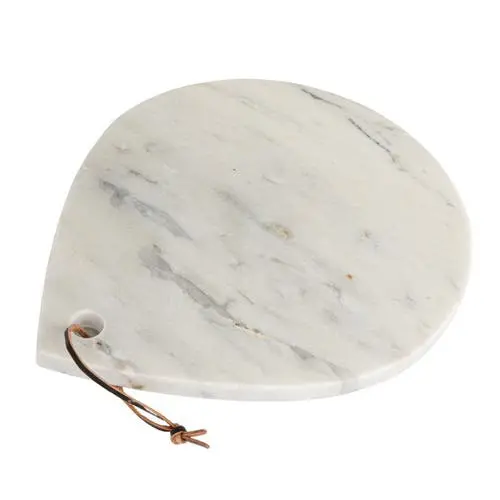 STORIED HOME Mélange Marble Board With Handle