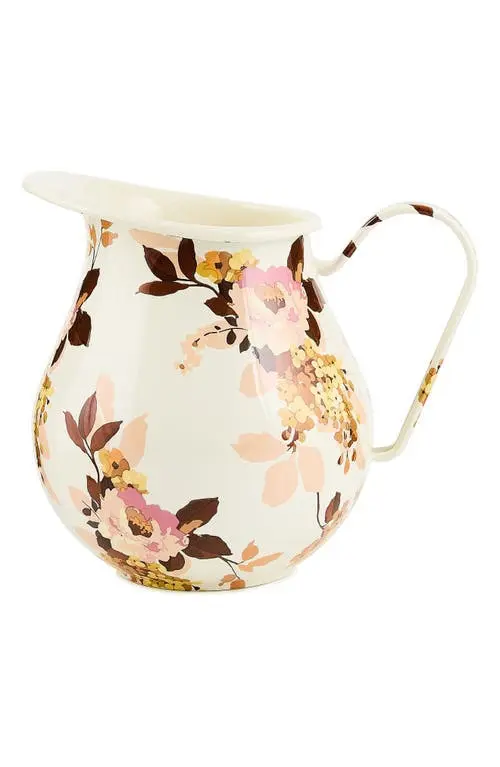 MACKENZIE-CHILDS Wild Rose Pitcher - White