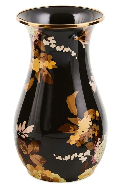 MACKENZIE-CHILDS Wild Rose Tall Vase - Brown