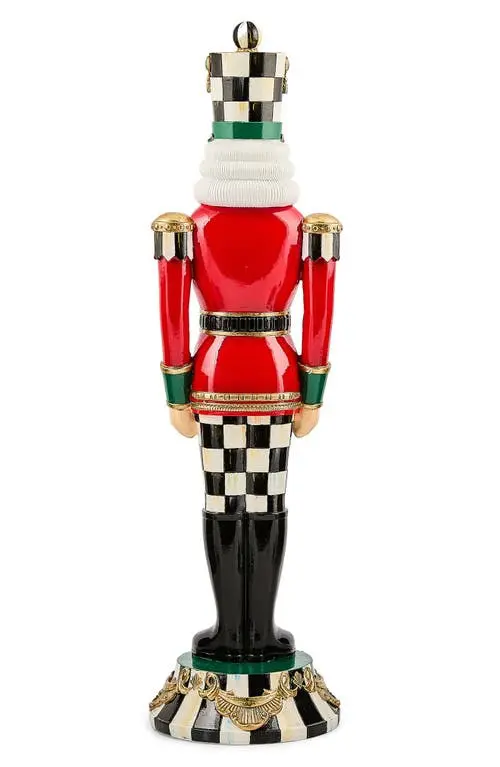 MACKENZIE-CHILDS Classic Resin Nutcracker.