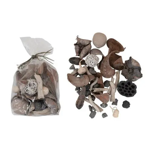 STORIED HOME Dried Natural Organic Mix In Bag - Grey