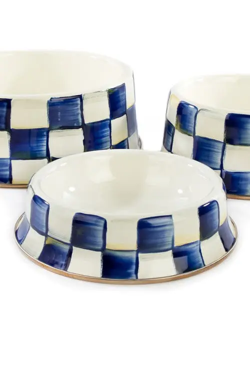 MACKENZIE-CHILDS Check Cat Dish