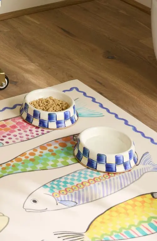 MACKENZIE-CHILDS Check Cat Dish