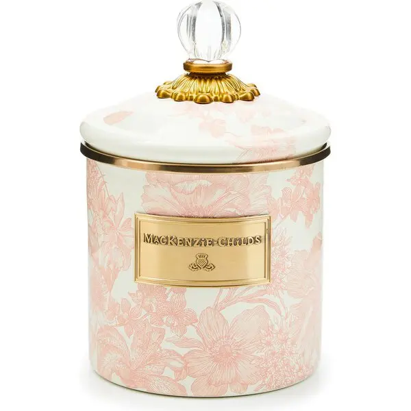 MACKENZIE-CHILDS Small English Canister - Rosy