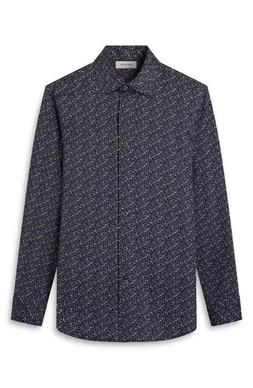 Bugatchi James Ooohcotton® Music Print Button-up Shirt
