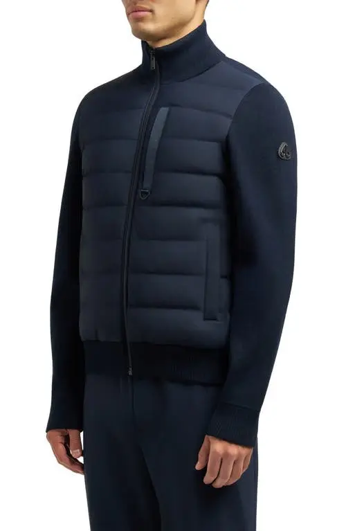 Moose Knuckles Kamet Hybrid Down Jacket - Navy/navy
