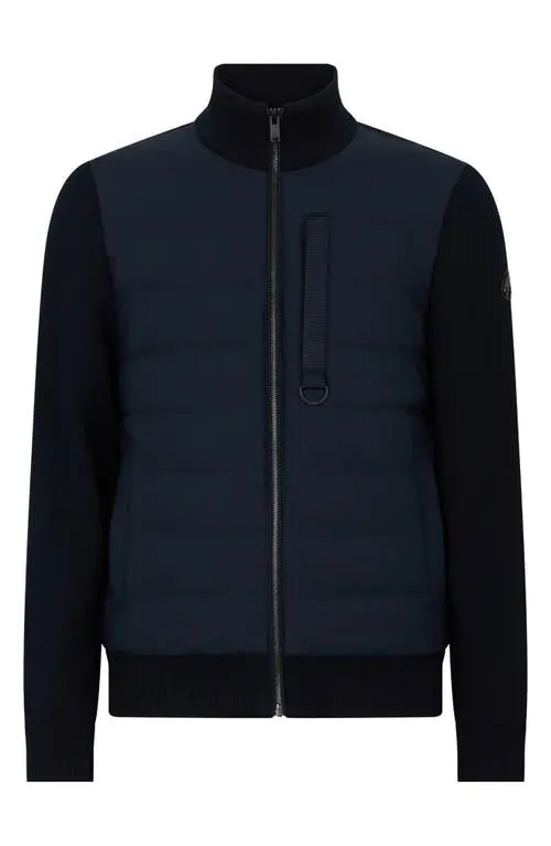 Moose Knuckles Kamet Hybrid Down Jacket - Navy/navy