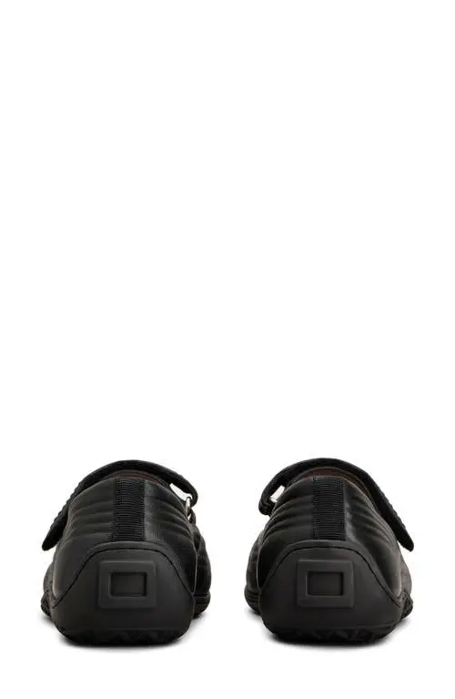ROGER VIVIER Viv Low Quilted Mary Jane Ballet Flat - Nero
