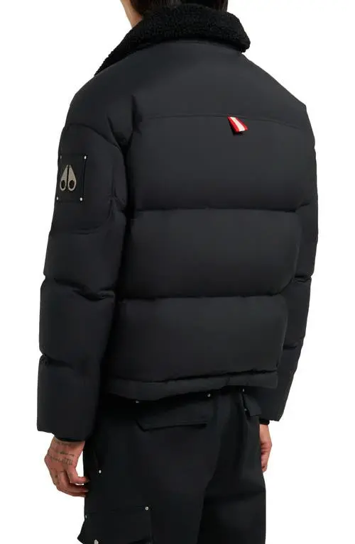 Moose Knuckles Everest Fleece Collar Down Puffer Jacket