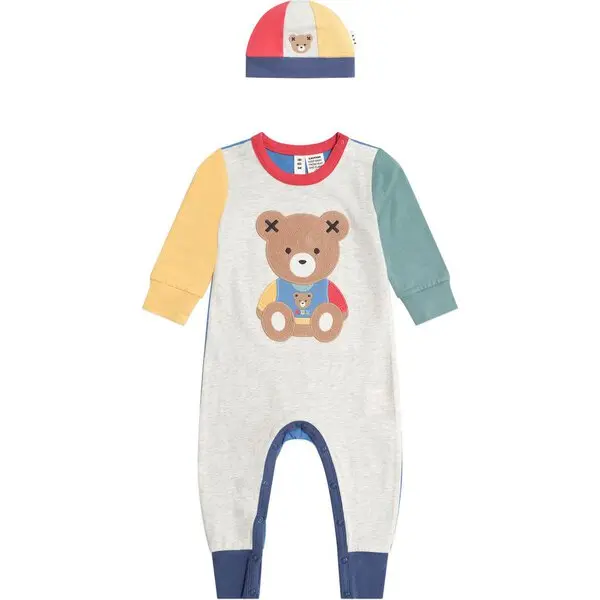 HUXBABY Huxbear Romper & Hat Set - Multi
