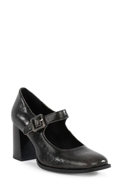 Seychelles Play Pretend Leather Mary Jane Pumps - Black/beige