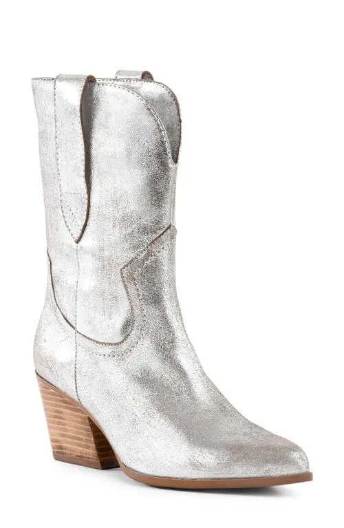 Seychelles Line Dance Western Boot - Pewter