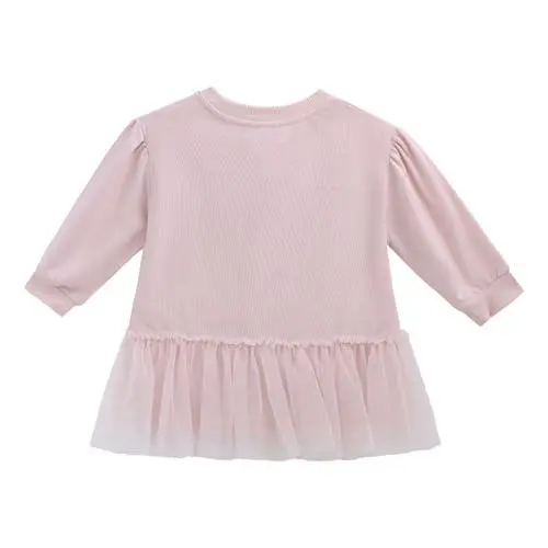 MIMI TUTU Heart Bow Dress - Pink