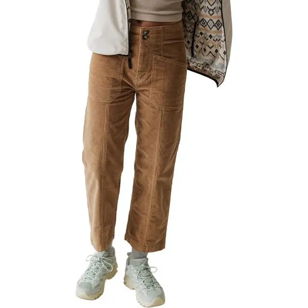 KAVU Woodfern Wide-leg Corduroy Pant - Rubber