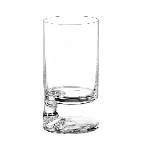ARNOLFO DI CAMBIO Water Glass Smoke Set Of 2 - Clear Crystal