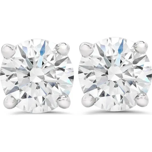 BLISS DIAMOND 1.50ct Lab Grown Diamond Stud Earrings - 14k White Gold